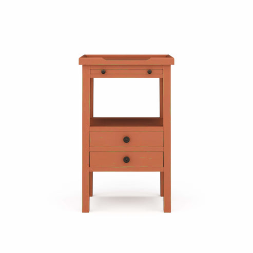 Bramble Eton 2 Drawer Side Table, Coral – Artifactory